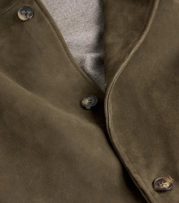 Jacob Cohen Suede Trucker Jacket