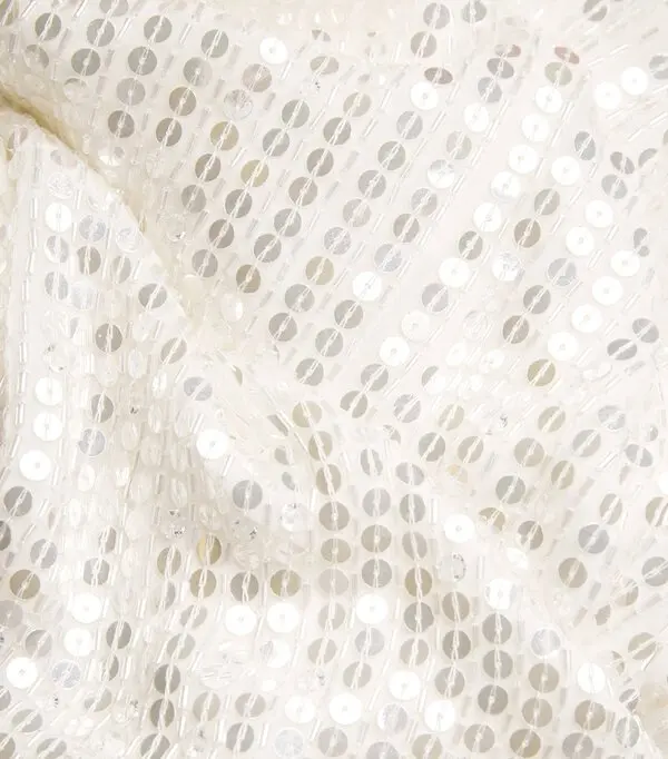 Jenny Packham Silk Sequinned Benue Gown - White