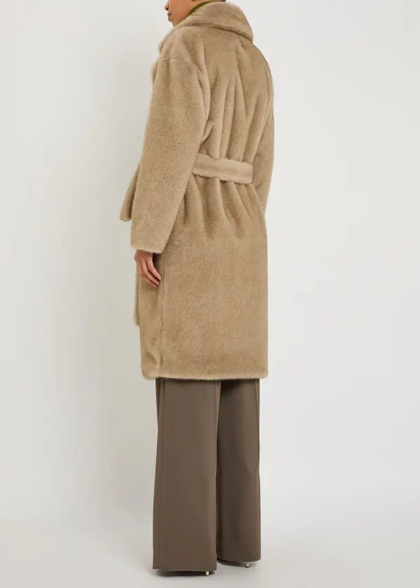 Herno Belted Faux Fur Coat
