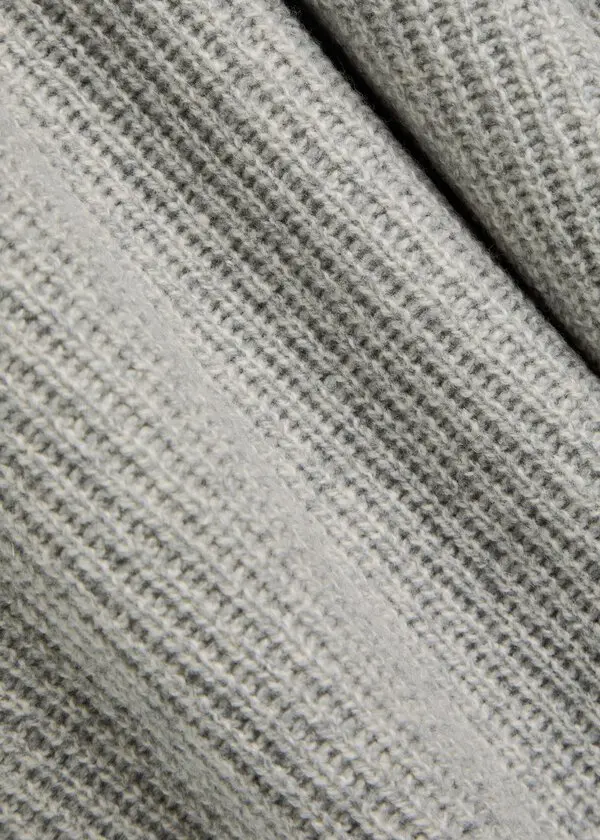John Smedley Oxnard Cashmere And Wool-blend Jumper - Light Grey