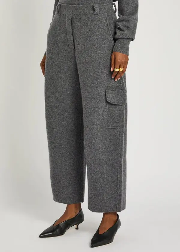 LISA YANG Azaria Cashmere Trousers - Grey