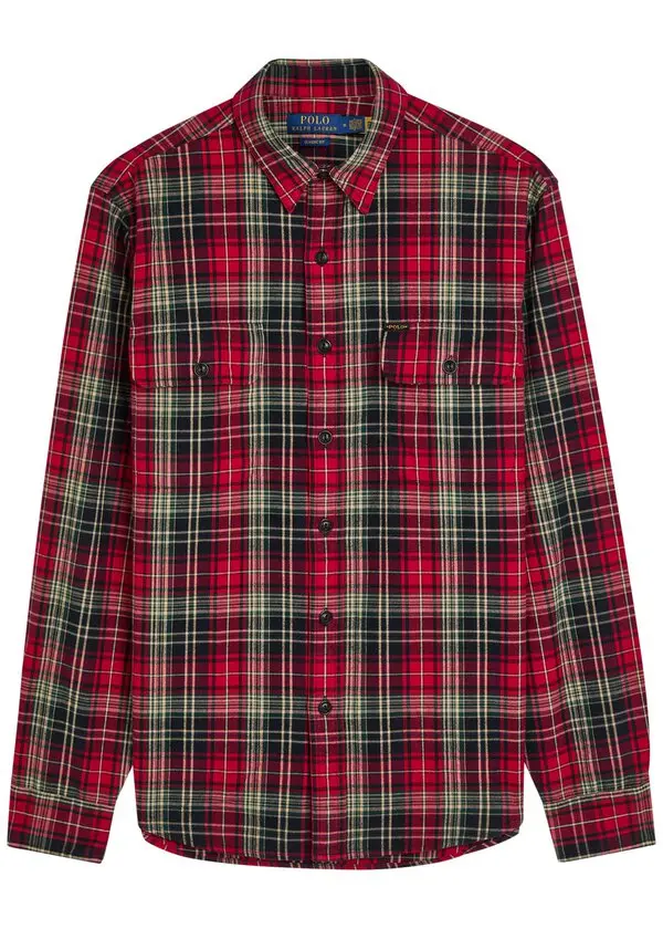 Polo Ralph Lauren Checked Cotton Shirt - Red