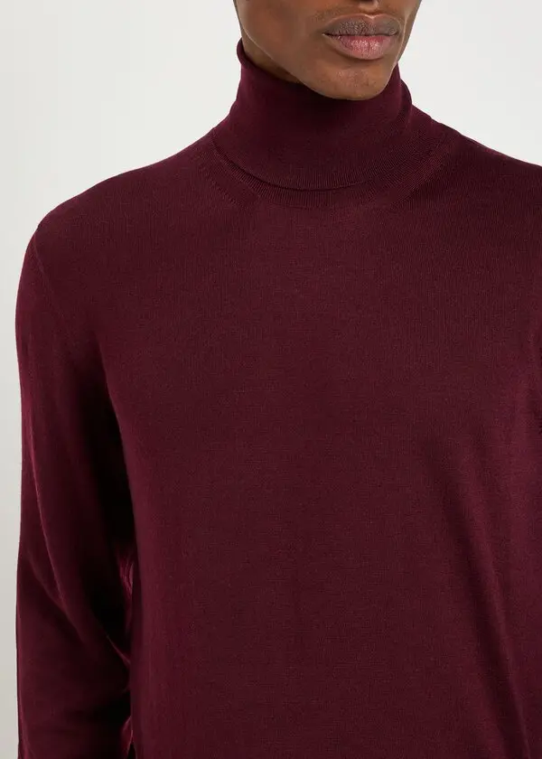 Saint Laurent Roll-neck Wool Jumper