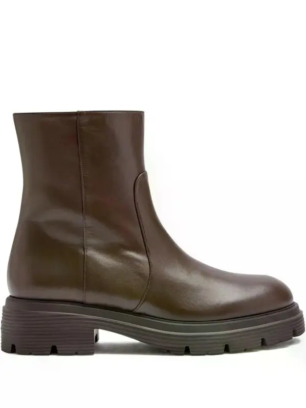 STUART WEITZMAN Hudson Lite Zip Boots - Brown