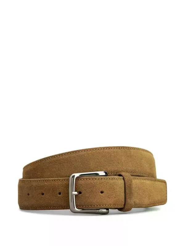 TOD'S Suede Belt - Brown