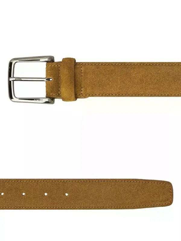 TOD'S Suede Belt - Brown