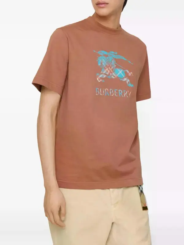 Burberry Ekd Cotton T-shirt - Brown