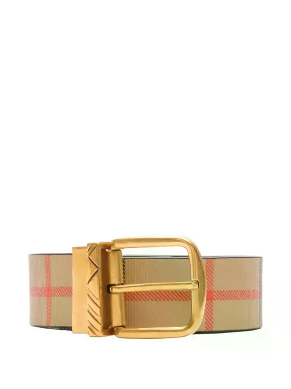 Burberry Reversible Check Pin Belt
