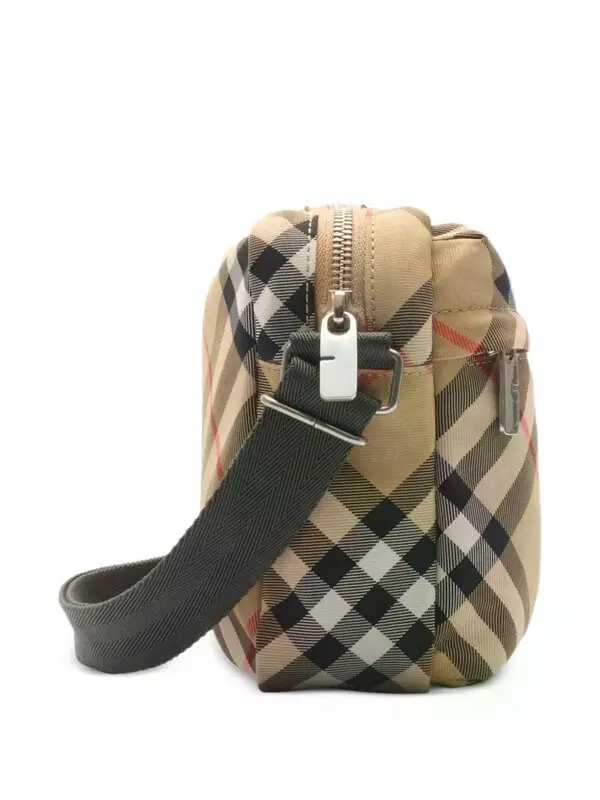 Burberry Equestrian Knight-appliqué Messenger Bag - Neutrals