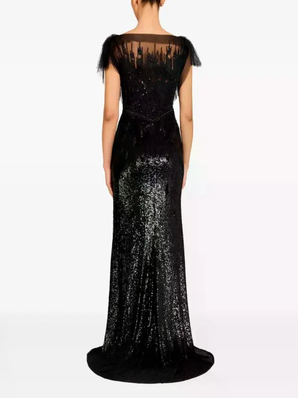 Jenny Packham Bonnie Sequin-embellished Tulle Dress