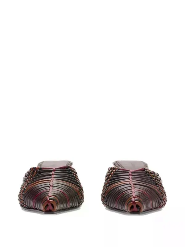 Burberry 55mm Woven Heel Mules