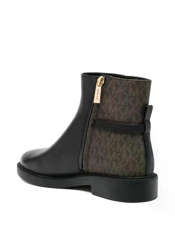 Michael Kors Buckle Logo Ankle Boots