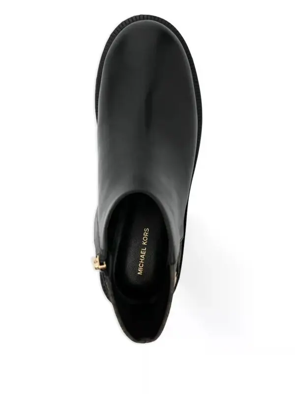 Michael Kors Buckle Logo Ankle Boots