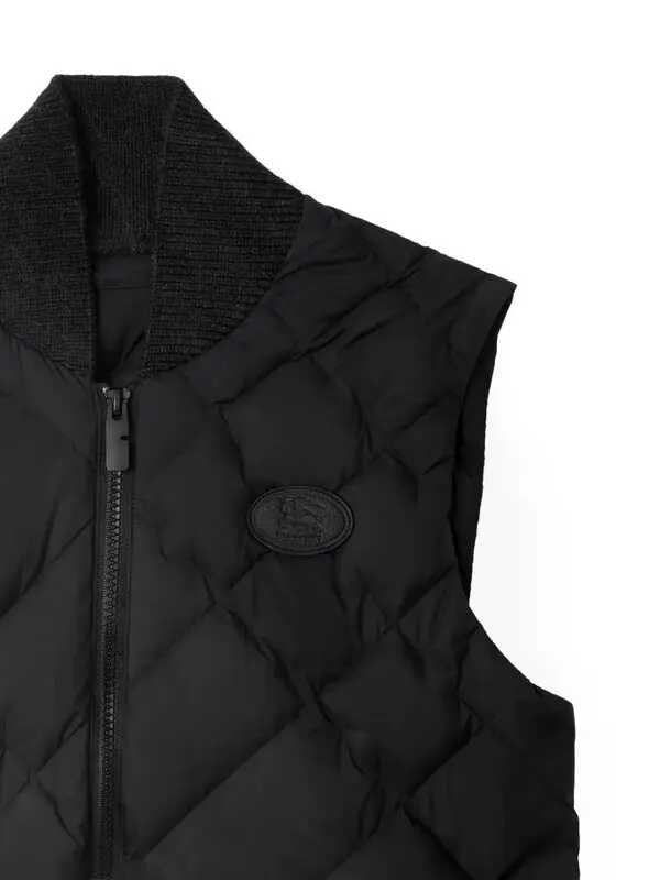 Burberry Zip-up Gilet - Black