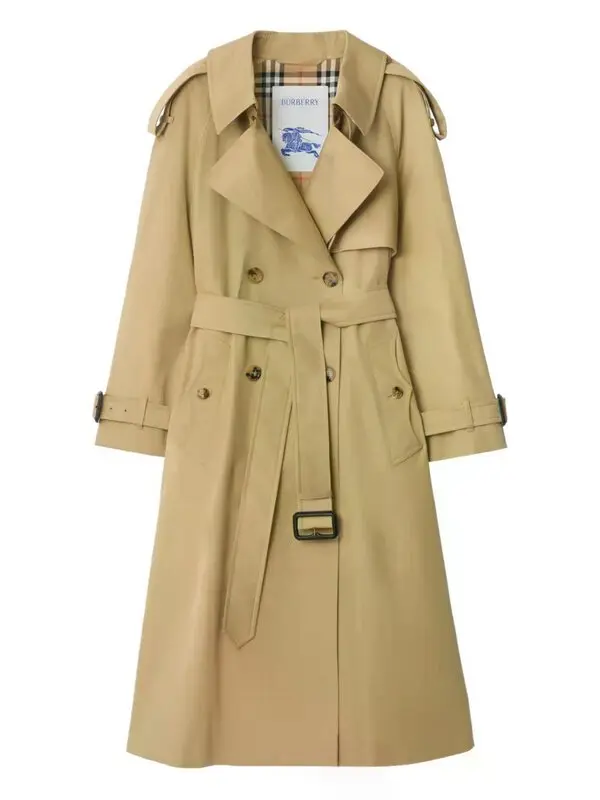 Burberry Fitzrovia Double-breasted Trench Coat - Neutrals