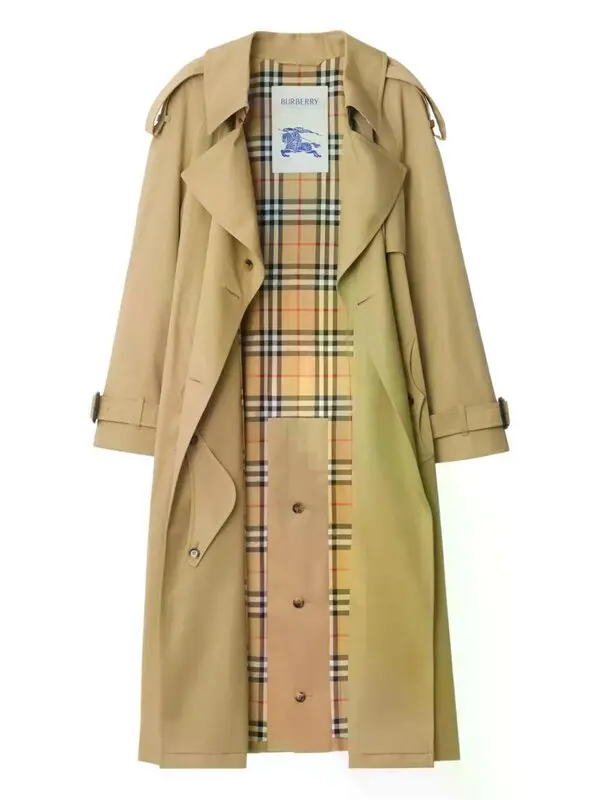 Burberry Fitzrovia Double-breasted Trench Coat - Neutrals