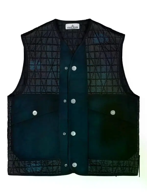Stone Island Reps-tc Gilet - Black