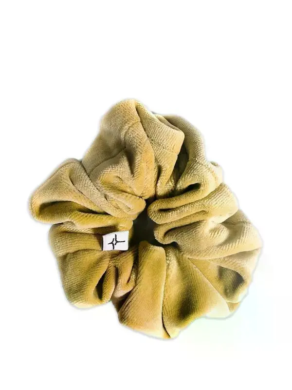SPARK LE MONDE Velvet Scrunchie - Yellow