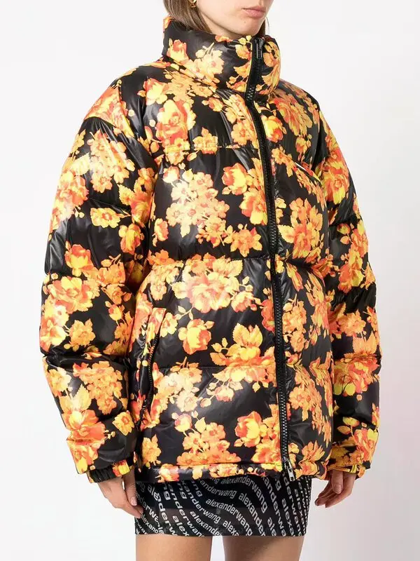 Vetements Floral-print Puffer Jacket