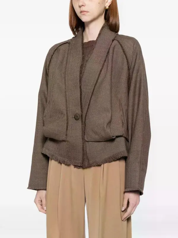 YANGKEHAN Draped Jacket