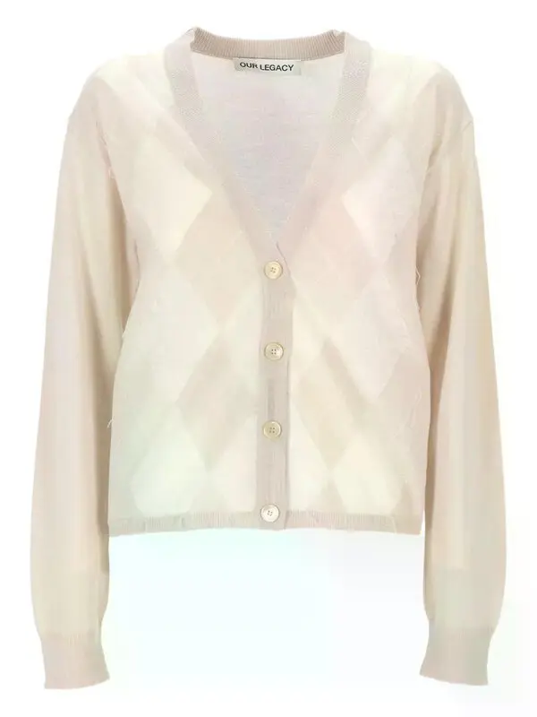 Our Legacy Ivy Cardigan - Neutrals
