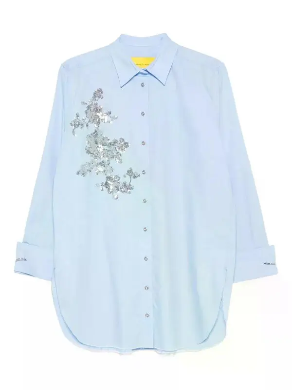 MARQUES' ALMEIDA Sequin-embroidered Shirt