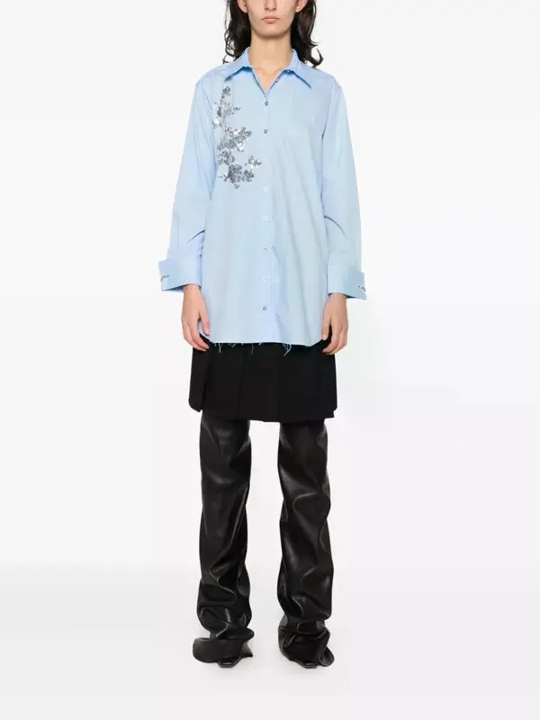 MARQUES' ALMEIDA Sequin-embroidered Shirt