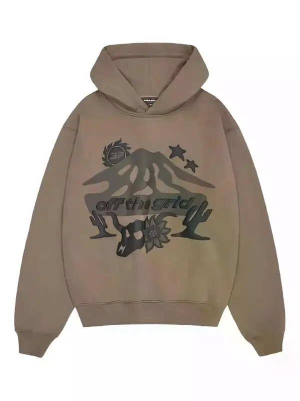 BROKEN PLANET Market Off The Grid Hoodie - Brown