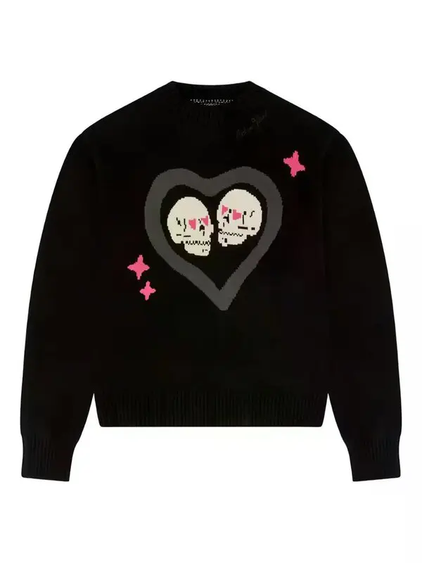 BROKEN PLANET Hearts Knit Sweater