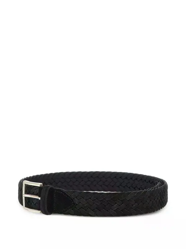 ATHISON Woven Suede Belt