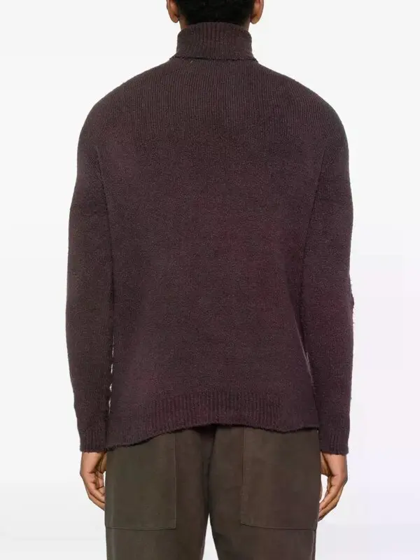 ORIGINAL VINTAGE Turtleneck Sweater - Brown