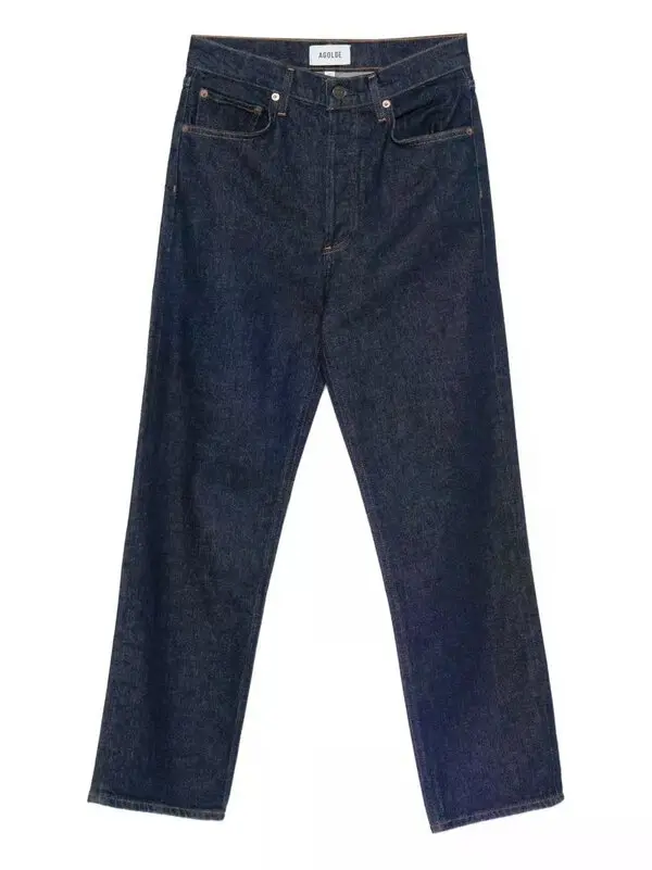AGOLDE High Rise Straight Jeans