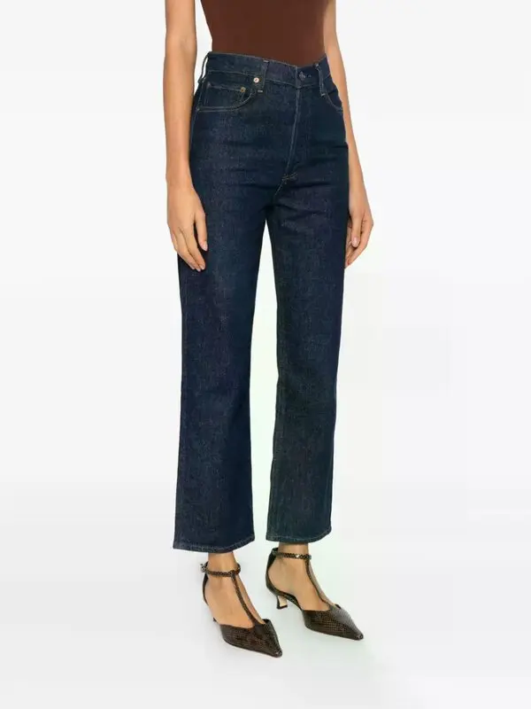 AGOLDE High Rise Straight Jeans