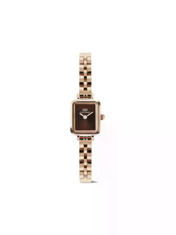 DANIEL WELLINGTON Mini Quadro 15mm Watch - Brown