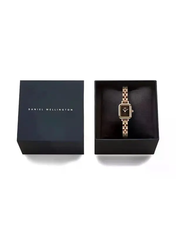 DANIEL WELLINGTON Mini Quadro 15mm Watch - Brown