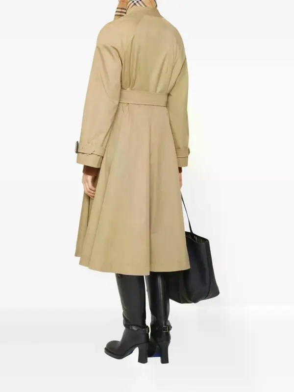 Burberry Ellingham Fit-and-flare Car Coat - Neutrals