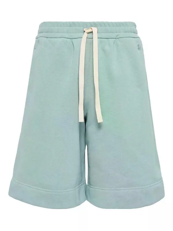 JIL SANDER Drawstring Patch-pocket Track Shorts - Blue