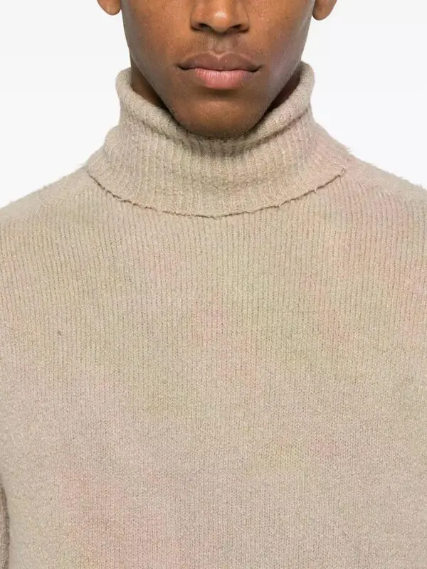 ORIGINAL VINTAGE Turtleneck Sweater - Neutrals