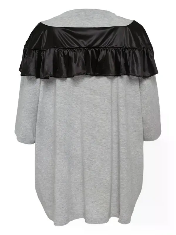 Ashley Williams Ruffled T-shirt - Grey