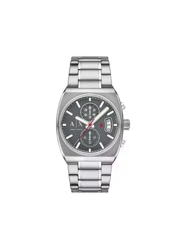 Armani Exchange 44mm Square-face Watch - Grey