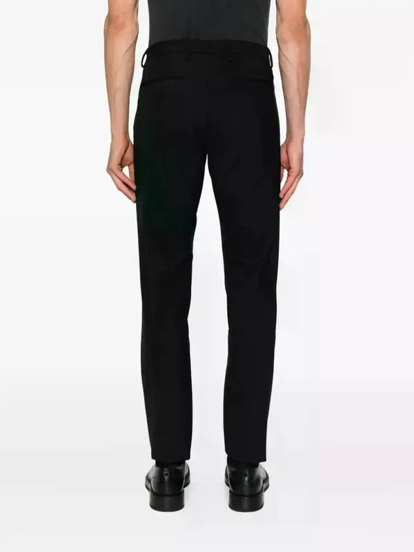 MICHAEL COAL Tailored Trousers - Black