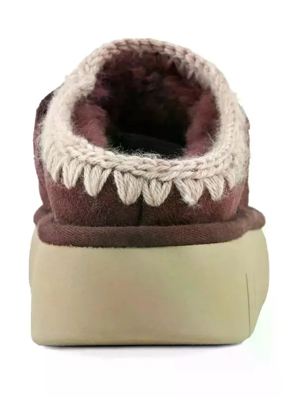 Mou Bounce Logo Mules - Red