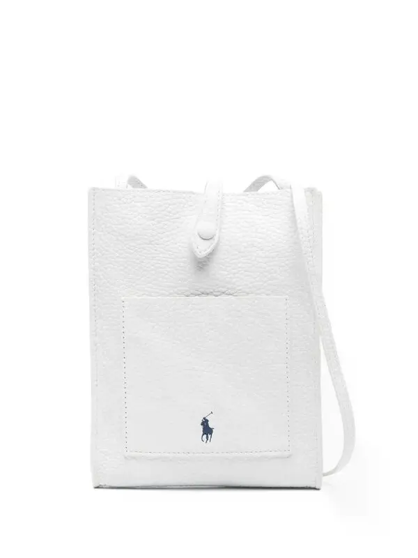 Polo Ralph Lauren Leather Crossbody Bag - White