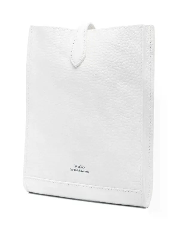 Polo Ralph Lauren Leather Crossbody Bag - White