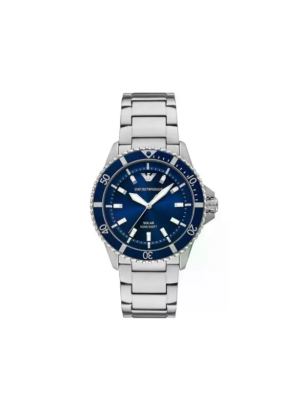 Emporio Armani 43mm Round Bracelet Watch - Blue
