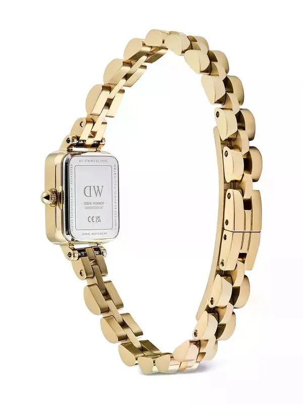 DANIEL WELLINGTON Mini Quadro 15mm Watch - Black