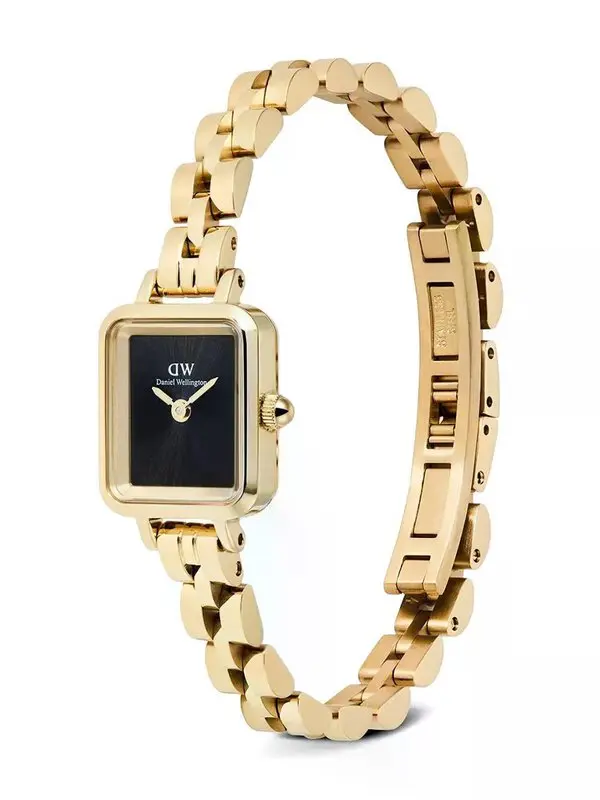 DANIEL WELLINGTON Mini Quadro 15mm Watch - Black