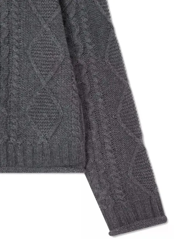 STUDIO TOMBOY Cable-knit Sweater - Grey