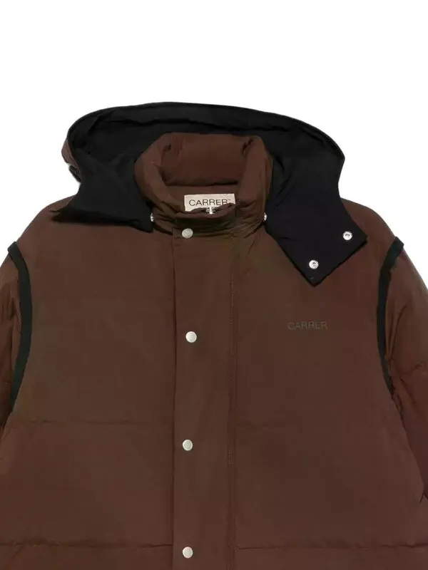 Carrera Eyewear Buttoned Hooded Padded Jacket