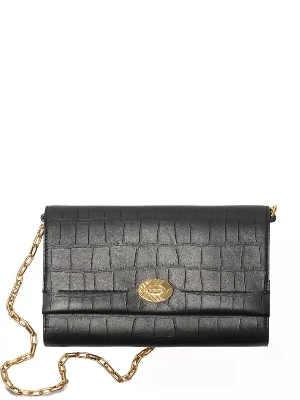Burberry Cotswolds Crocodile-effect Chain-strap Clutch Bag